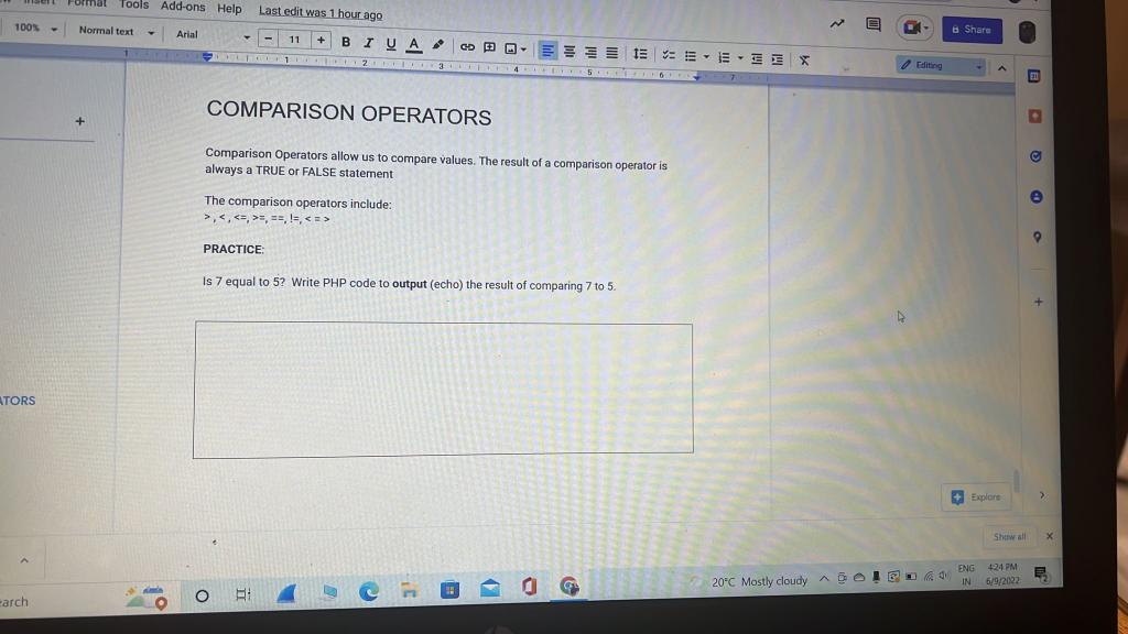 Solved 100% ATORS earch Omat Tools Add-ons Help Normal | Chegg.com
