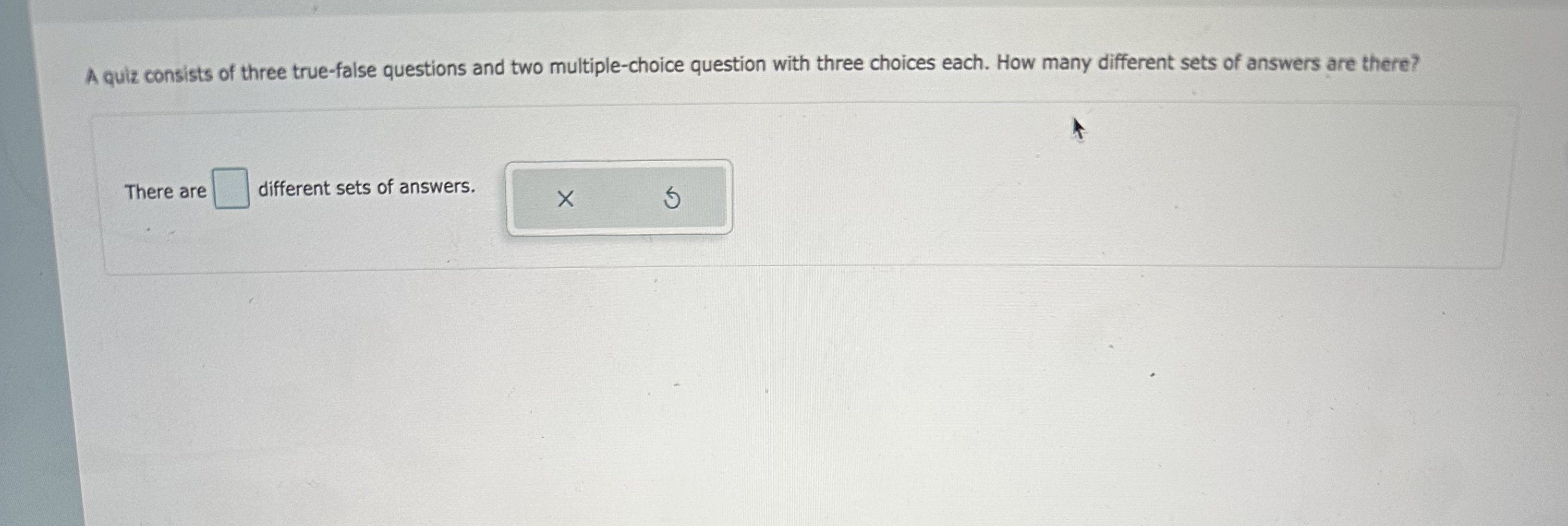 Solved A quiz consists of three true-false questions and two | Chegg.com