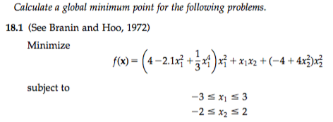 Solved Find all of the local minimum points for the problem | Chegg.com