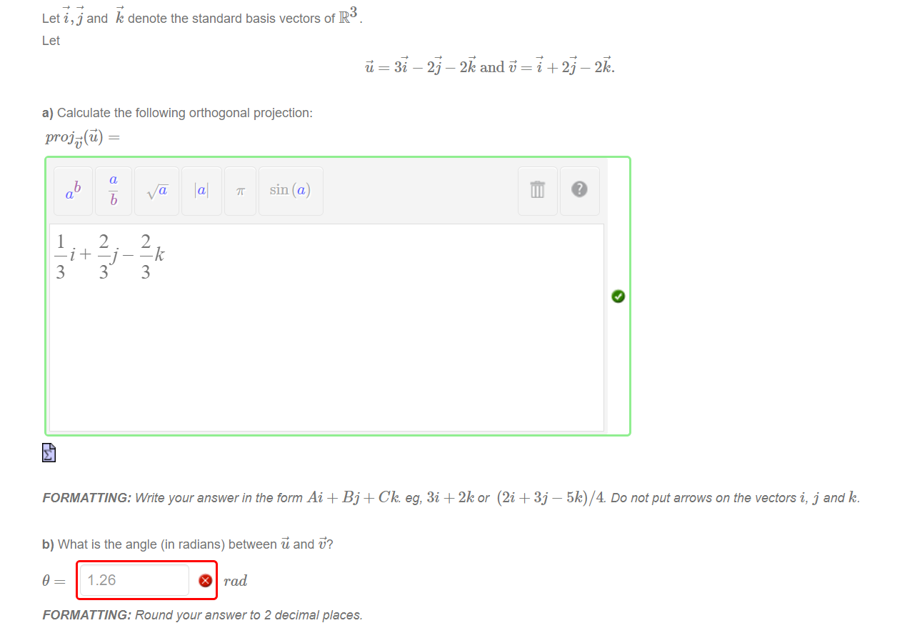Solved Let i,j and k denote the standard basis vectors of | Chegg.com