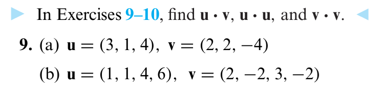 Solved In Exercises 9-10, find u*v,u*u, and | Chegg.com Solved In Exercises 9-10, find u*v,u*u, and | Chegg.com
