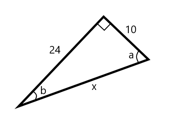 Solved Consider the triangle given below. Find all of the | Chegg.com