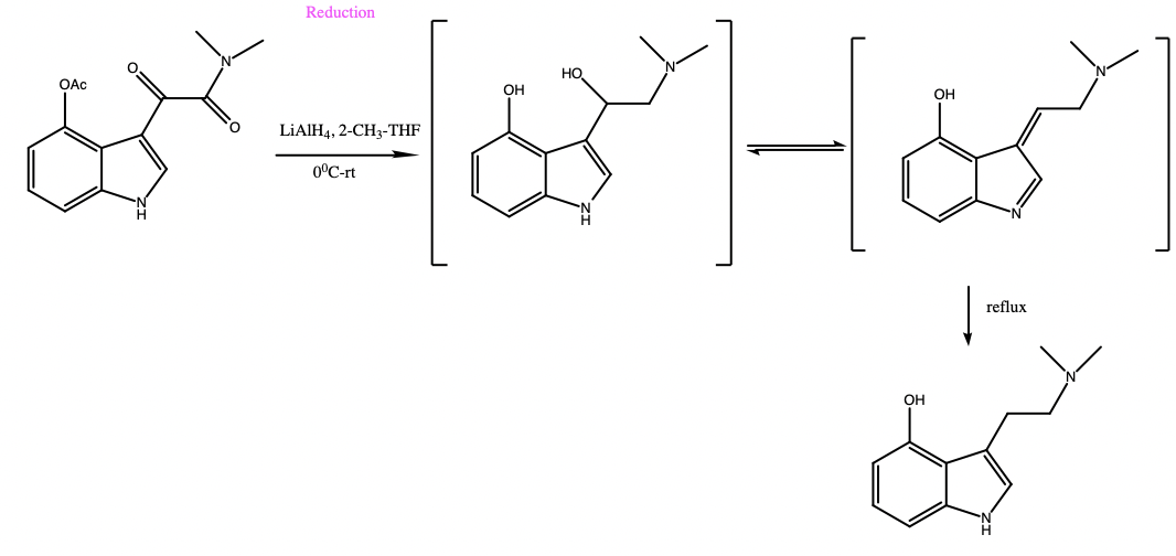 Solved Reduction HO OAC OH OH LiAlH4, 2-CH2-THF 0C-rt reflux | Chegg.com