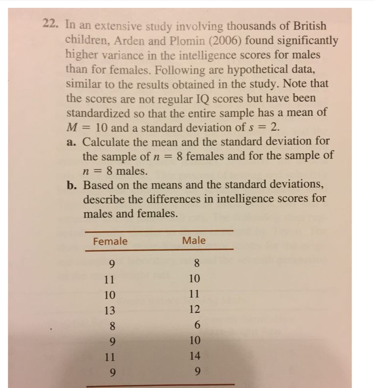 Solved 22. In an extensive study involving thousands of | Chegg.com