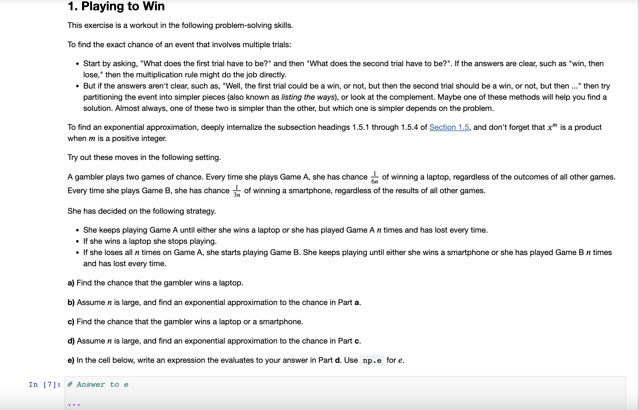 Solved This exercise is a workout in the following | Chegg.com