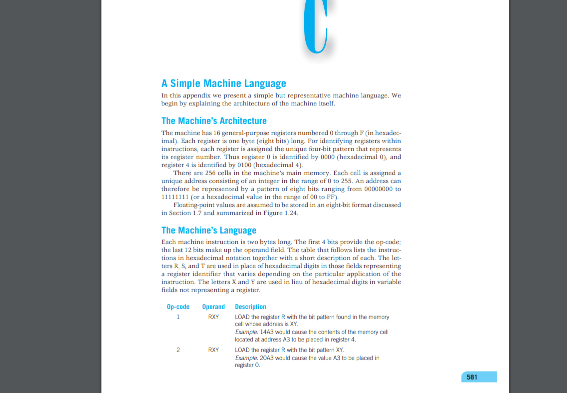 Using the Computer Design in Appendix C, give the | Chegg.com