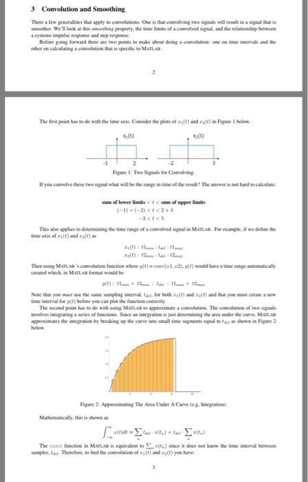 Solved 3 Convolution and Smoothing There a few generalities | Chegg.com