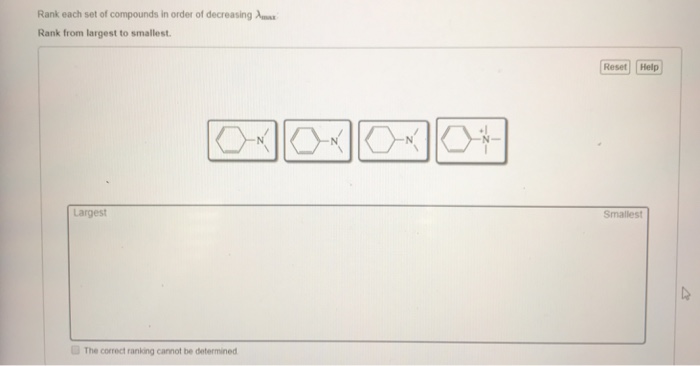 Solved Rank each set of compounds in order of decreasing | Chegg.com