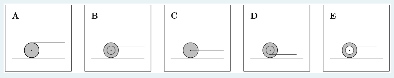 Solved In each of the diagrams below, an ideal string is | Chegg.com