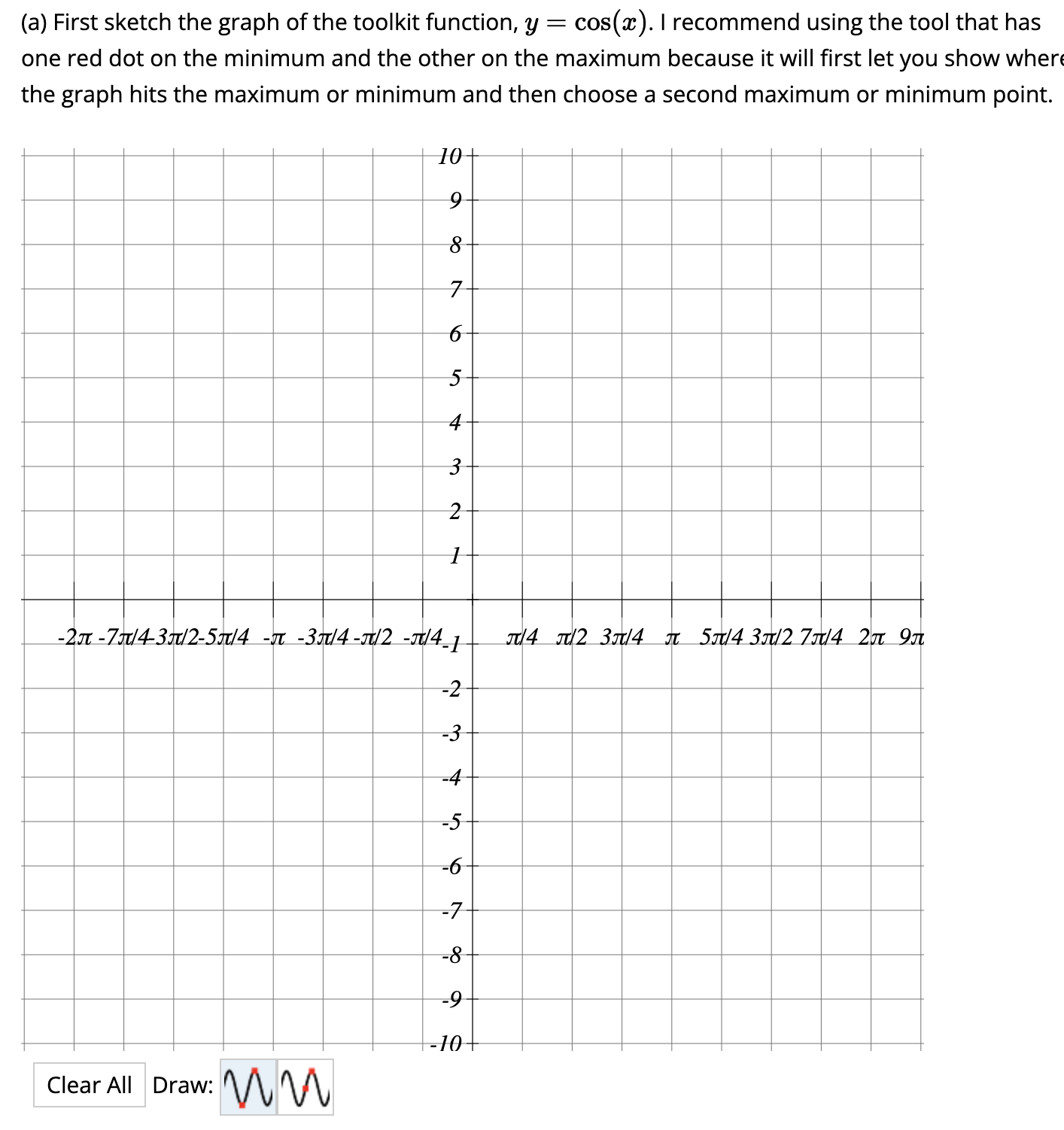 Solved (a) First sketch the graph of the toolkit function, | Chegg.com