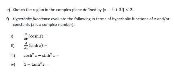 Solved 1. Complex Numbers a) Starting with Euler's formula | Chegg.com