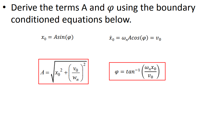 Solved • Derive the terms A and y using the boundary | Chegg.com