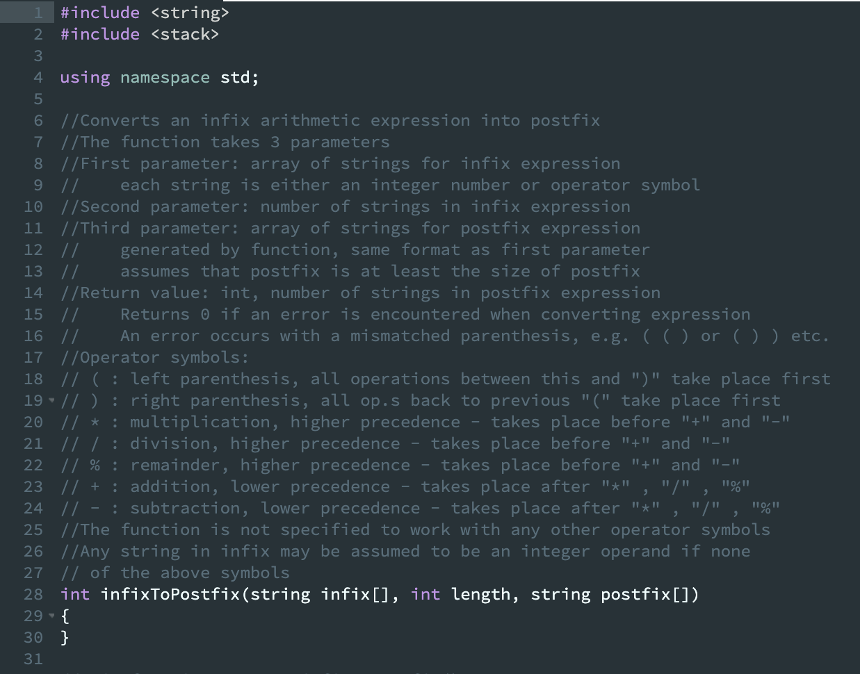 Solved Download the starter code and implement the | Chegg.com