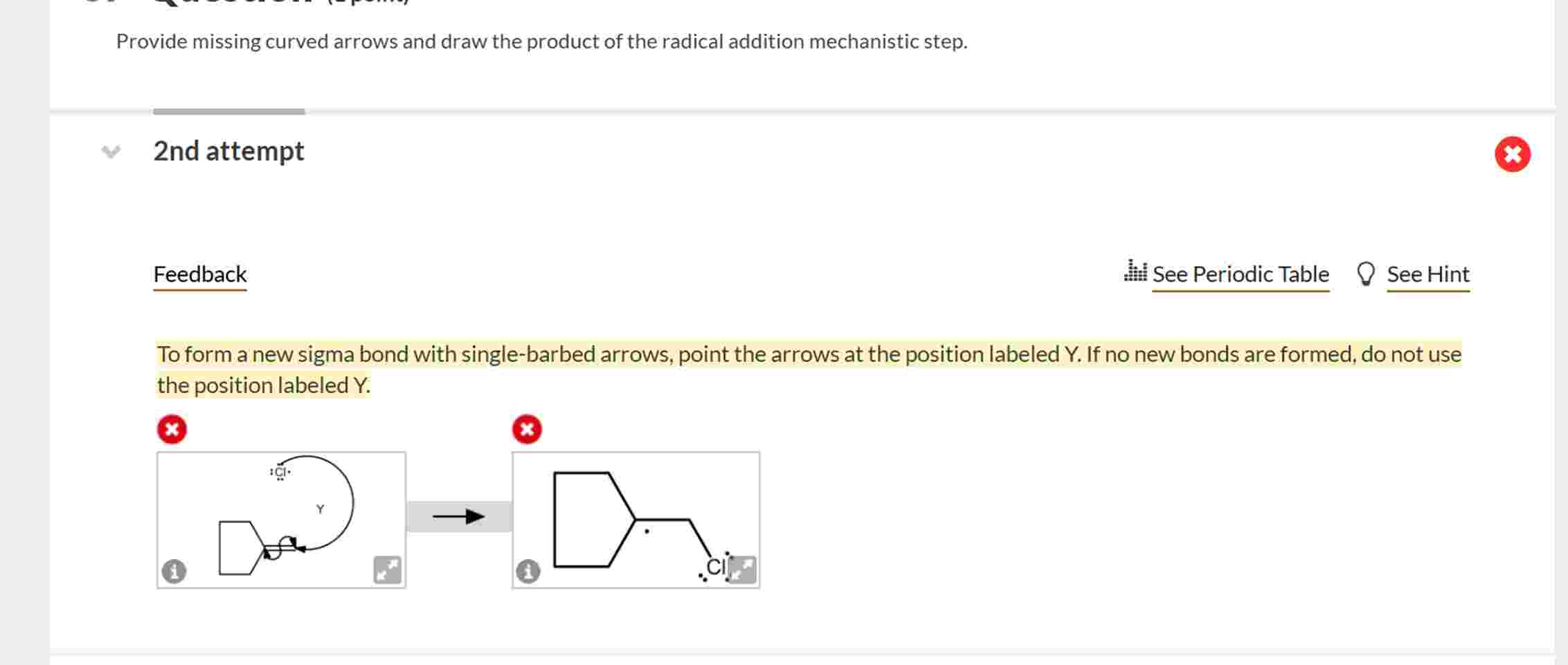 Solved Provide missing curved arrows and draw the product of | Chegg.com