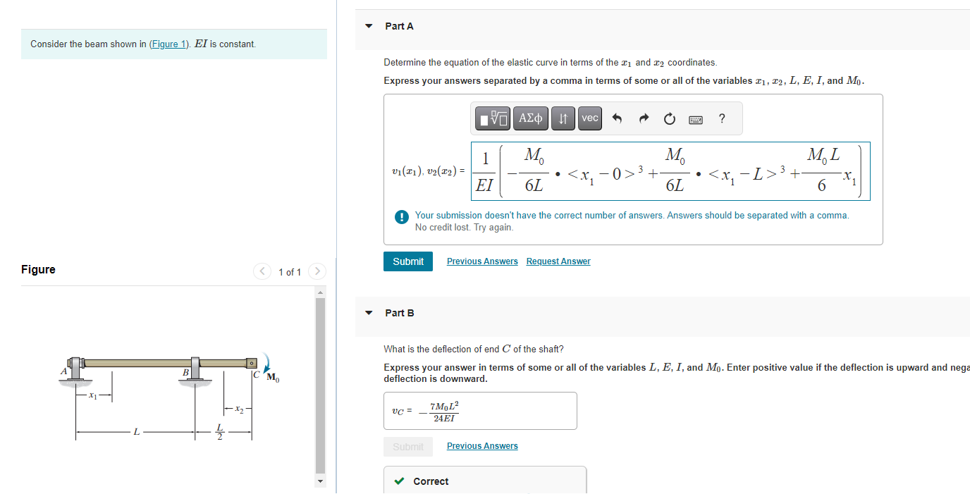 Solved PPart A has 2 answers, separated by commas, i dont | Chegg.com