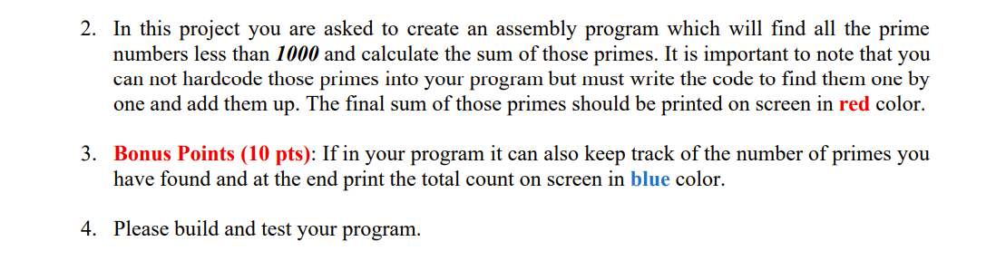Solved need help making this in Assembly language. I am | Chegg.com