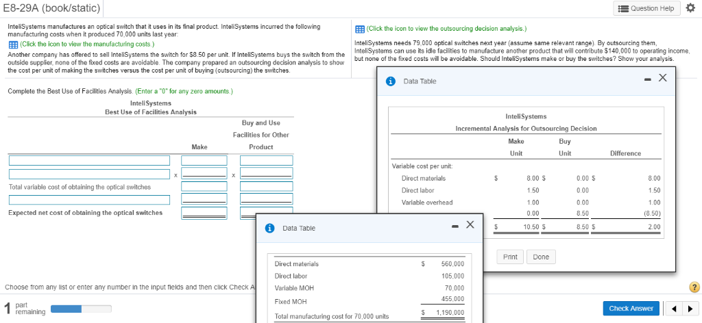 Solved E8-29A (book/static) Question Help InteliSystems | Chegg.com