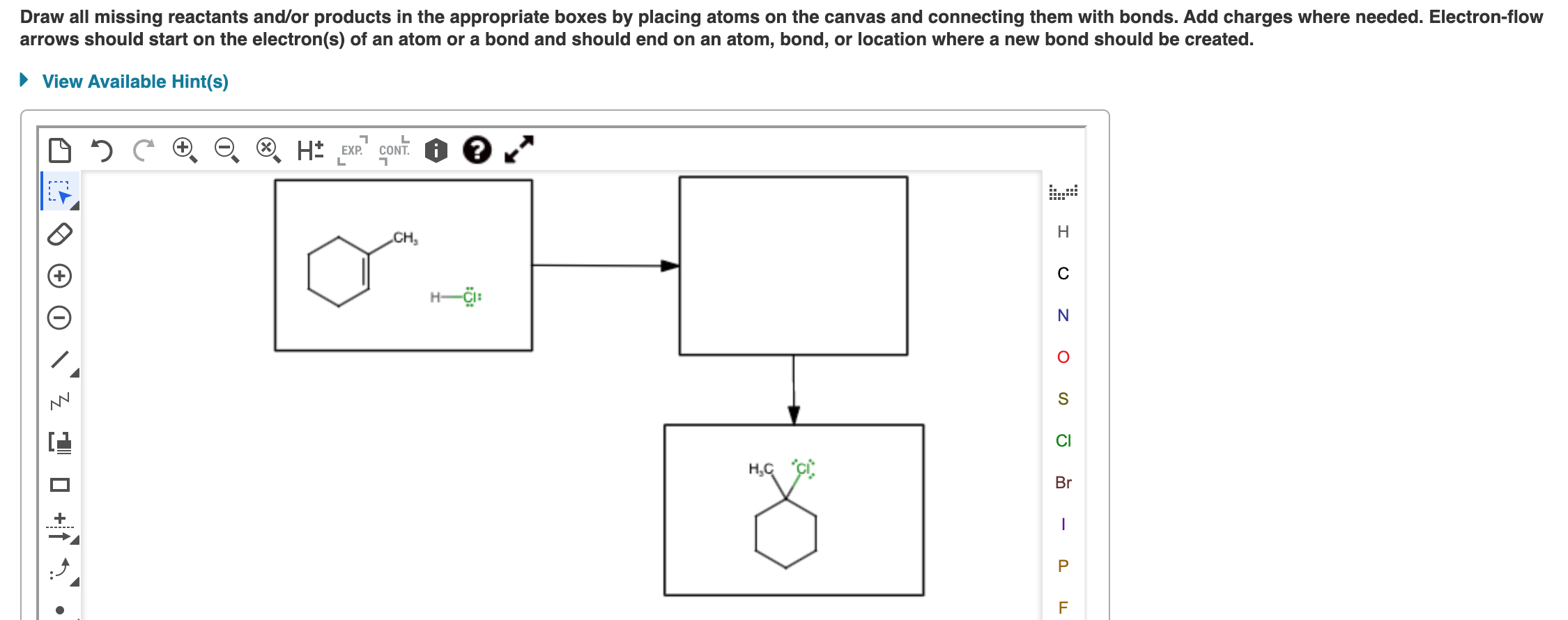 Solved Draw all missing reactants and/or products in the | Chegg.com