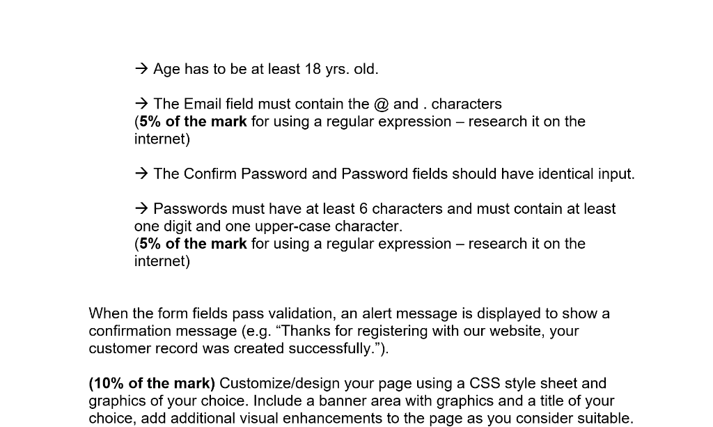 Solved Create an HTML document called assignment4.html that | Chegg.com