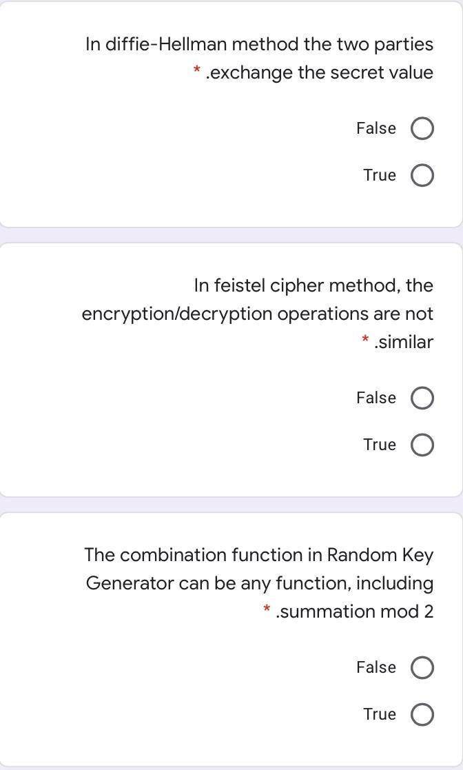 Solved In diffie-Hellman method the two parties .exchange | Chegg.com