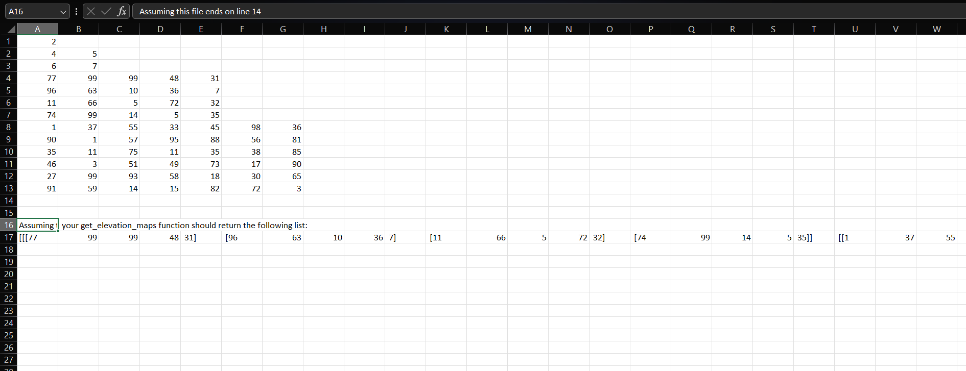 Solved lef write_elevation_maps(maps_file: TextI0, | Chegg.com