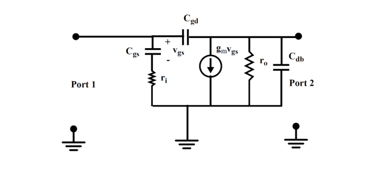 Solved From the 2 port circuit above find: S11, S21, S12, | Chegg.com