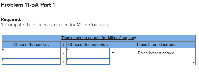 Solved Required information Problem 11-5A Computing and | Chegg.com