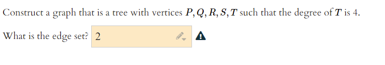 Solved Construct a graph that is a tree with vertices P, Q, | Chegg.com