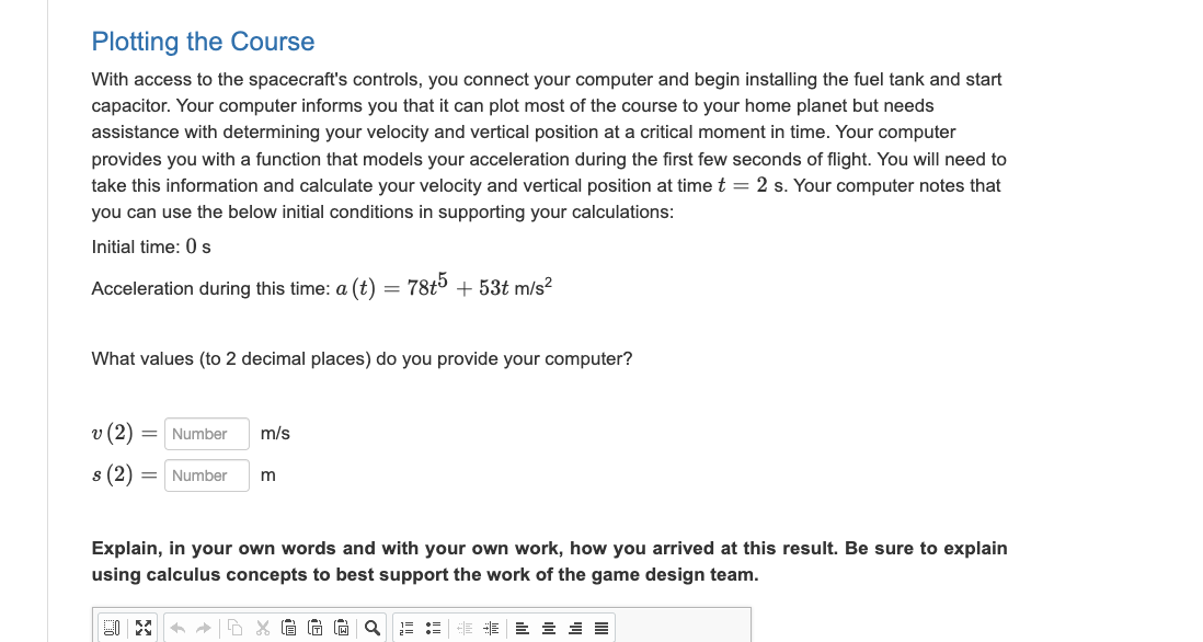 Solved Plotting the Course With access to the spacecraft's | Chegg.com