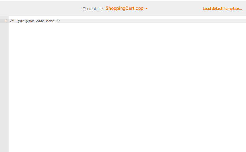Solved 28.14 LAB*: Program: Online shopping cart (Part | Chegg.com