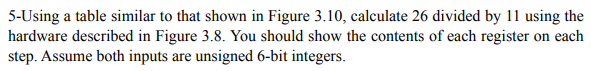 5-Using a table similar to that shown in Figure 3.10 | Chegg.com