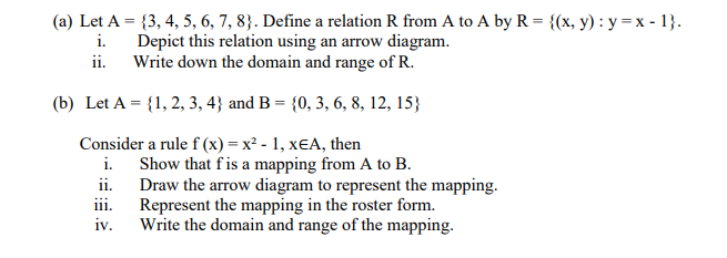 Solved (a) Let A = {3, 4, 5, 6, 7, 8). Define a relation R | Chegg.com