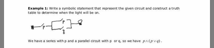 Solved Example 1: Write a symbolic statement that represent | Chegg.com
