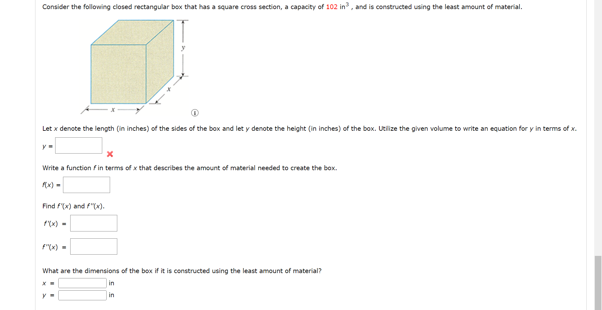 Solved Consider the following closed rectangular box that | Chegg.com
