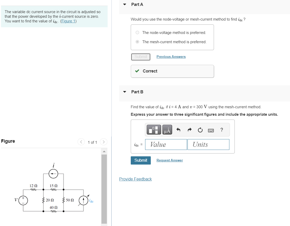 Solved The variable dc current source in the circuit is | Chegg.com