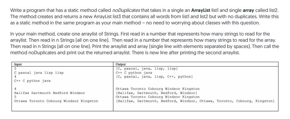 Solved Write A Program That Has A Static Method Called 1415