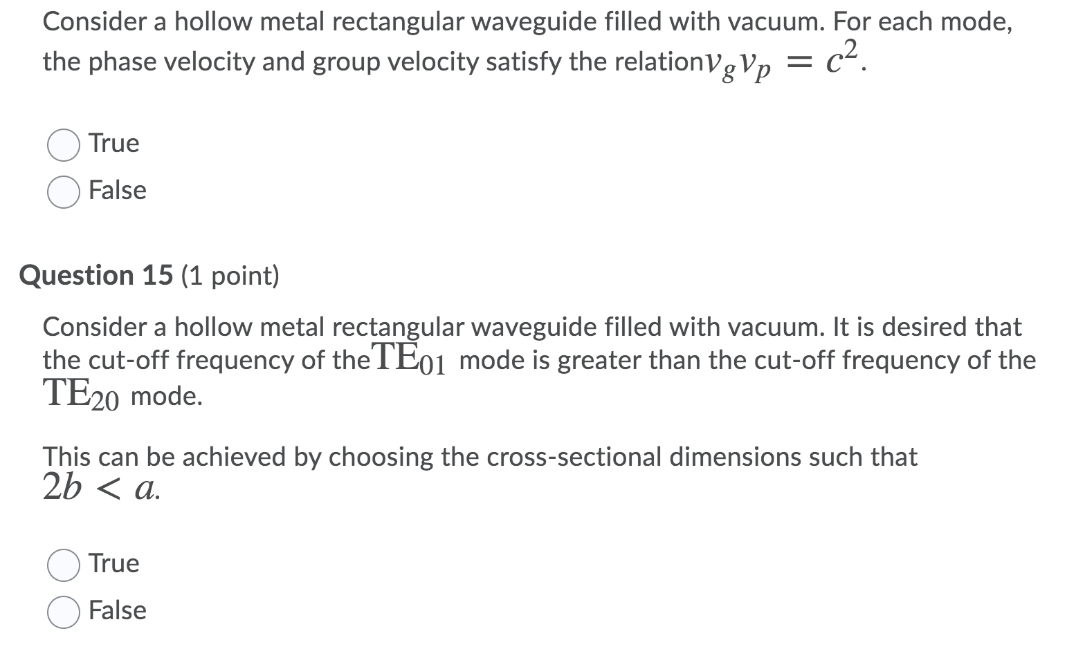 Solved Consider a hollow metal rectangular waveguide filled | Chegg.com