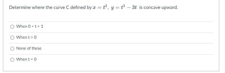 Solved Determine where the curve \\( \\mathrm{C} \\) defined | Chegg.com