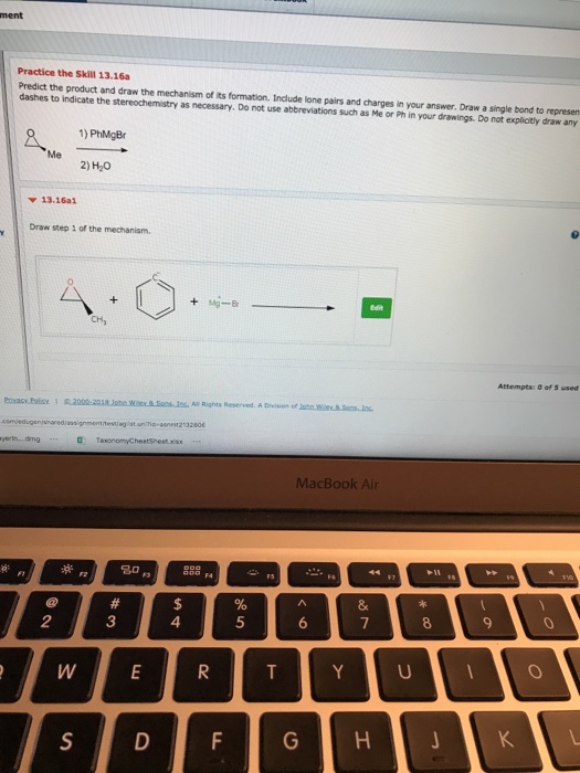 Solved Practice the Skill 13.16a Predict the product and | Chegg.com