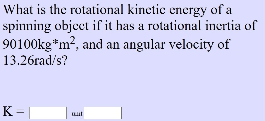 Solved What is the rotational kinetic energy of a spinning | Chegg.com