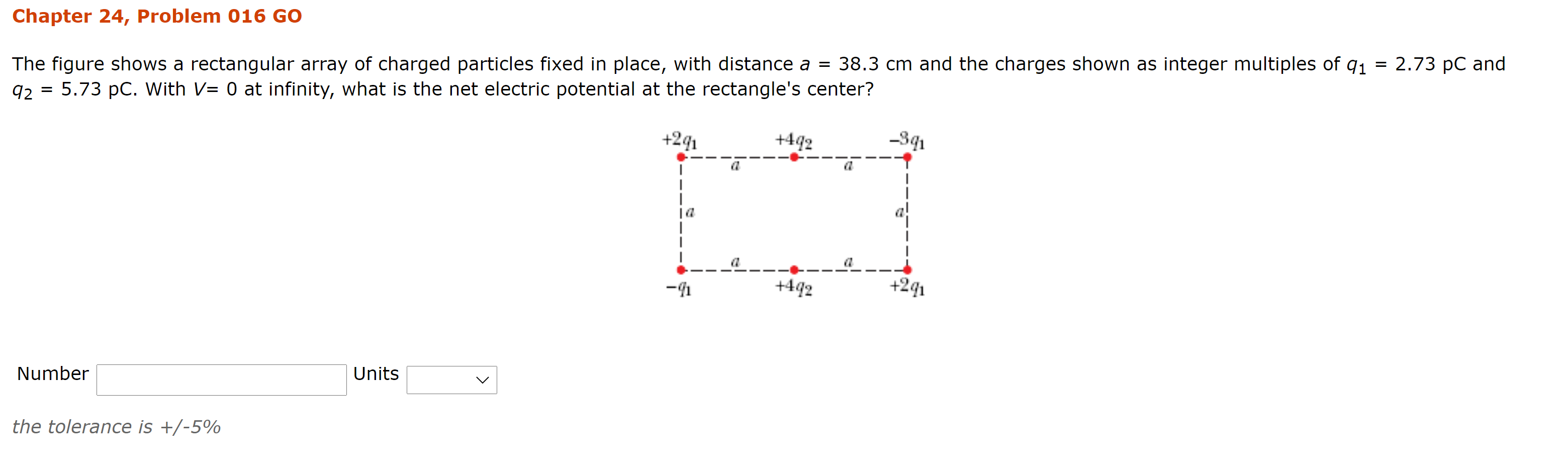 Solved Chapter 24, Problem 016 GO The figure shows a | Chegg.com | Chegg.com