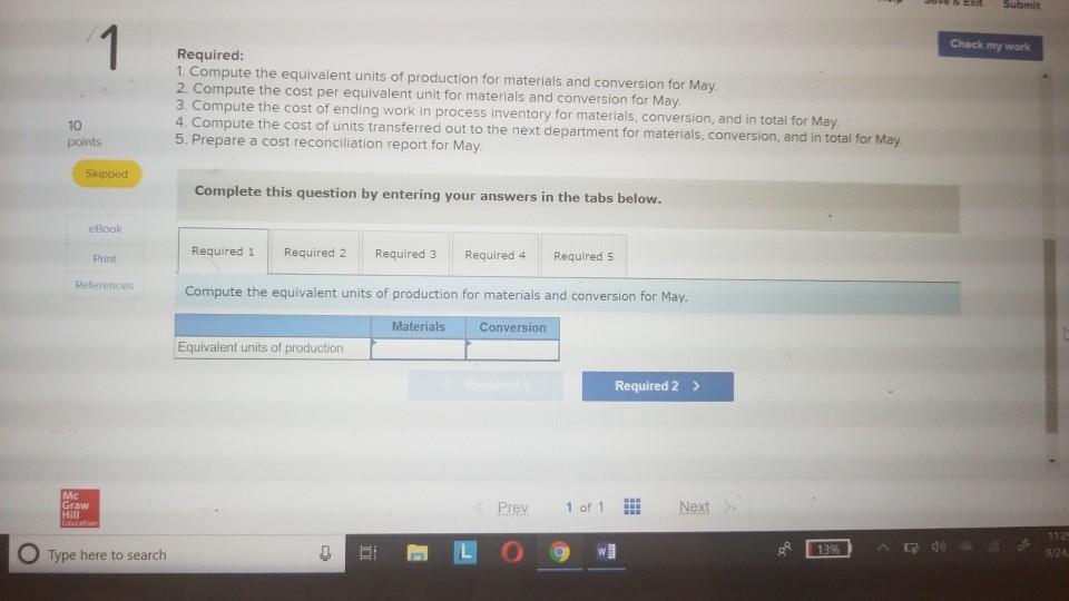 Solved Help Save & Exit Submit Check my work Builder | Chegg.com
