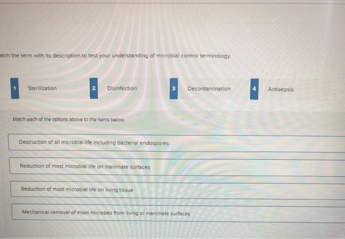 Solved atch the term with its description to test your | Chegg.com