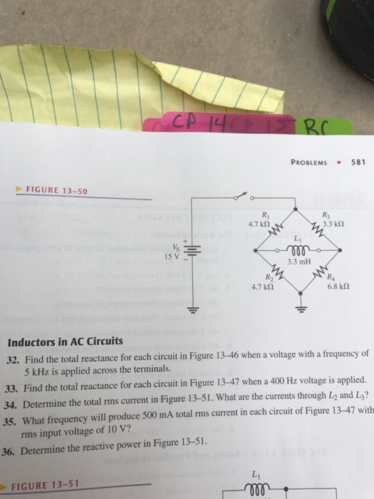 Solved Find the total reactance for each circuit in Figure | Chegg.com