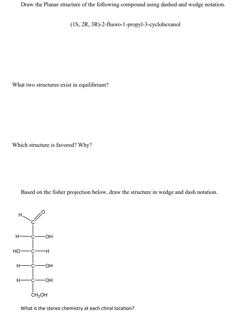Solved Draw the Planar structure of the following compound | Chegg.com