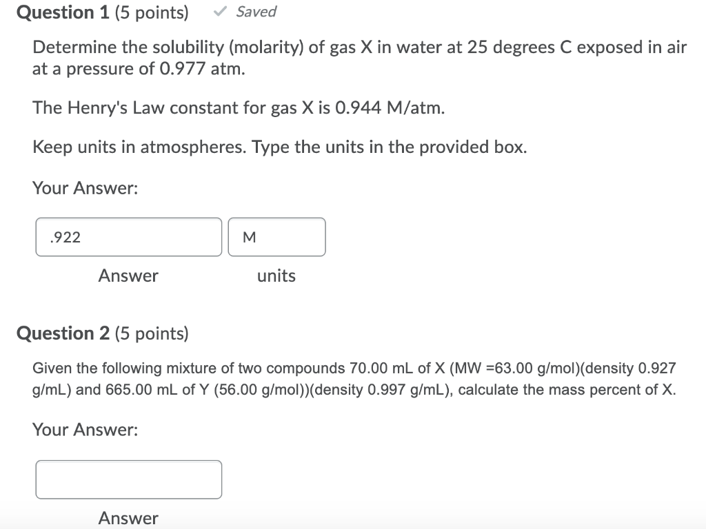 Solved Question 1 (5 points) Saved Determine the | Chegg.com