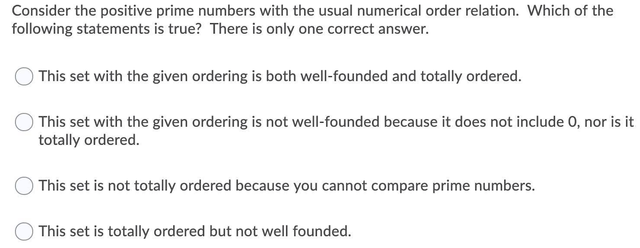 Solved Consider The Positive Prime Numbers With The Usual 