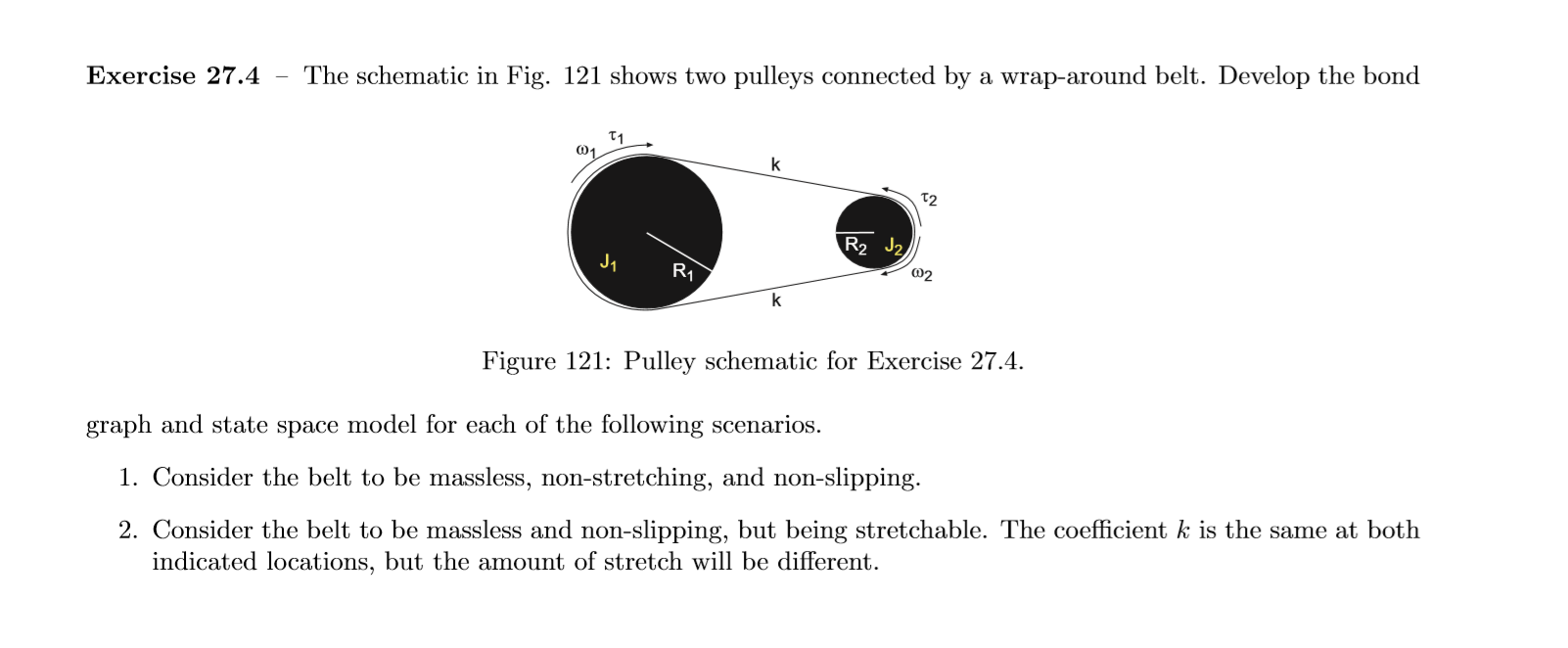 Solved Exercise 27.4 - The schematic in Fig. 121 shows two | Chegg.com