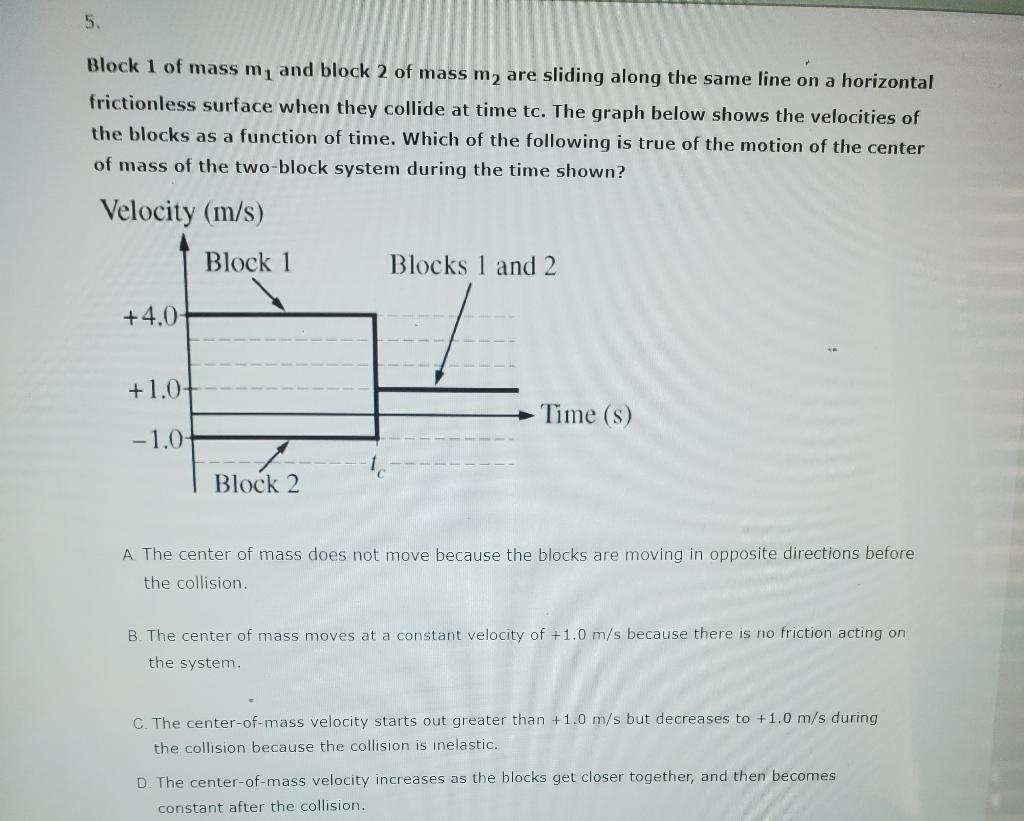 Solved Block 1 of mass m1 and block 2 of mass m2 are sliding | Chegg.com