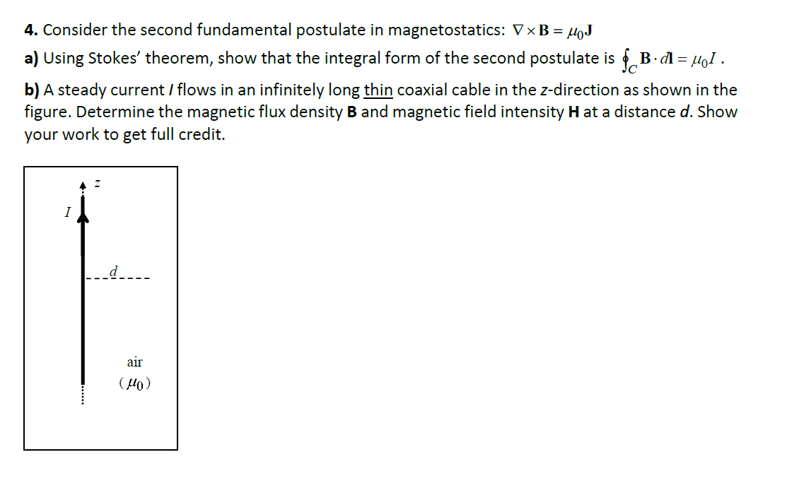 Solved — 4. Consider the second fundamental postulate in | Chegg.com